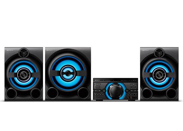 Mini System MHC-M80D, conexão HDMI ARC, iluminação para festa e 2150 W ...