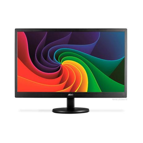 Monitor AOC 21.5 LED Widescreen Full HD VGA - E2270SWN | Menor preço ...
