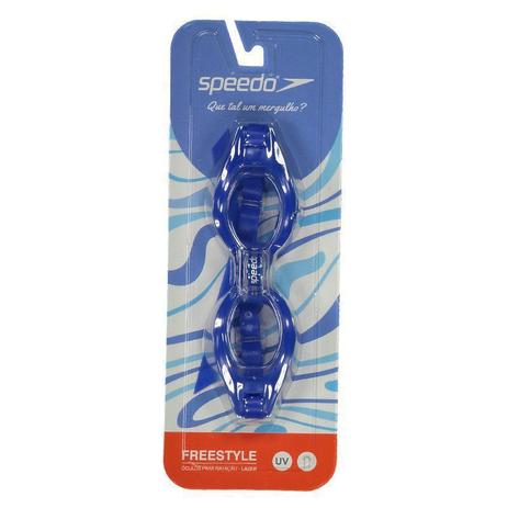 Óculos de Natação Speedo Freestyle Logo Azul - Óculos de Natação ...