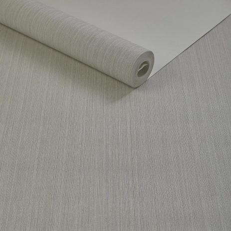 Papel De Parede Importado Vinílico Texturizado Linho Cinza - Maya ...