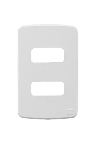 Placa Composé Branco 4x2 2 Posições Weg - Espelho / Placa de Tomada e ...