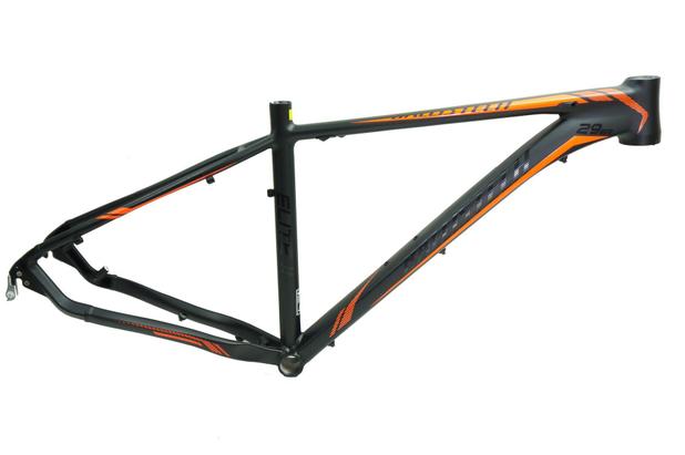 Quadro Bicicleta MTB Ballistech Elite II Aro 29 Preto Fosco Laranja em ...