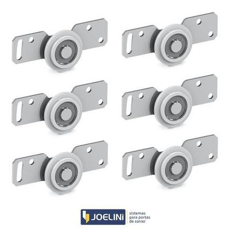 Roldana Kit 6 Und Portas De Guarda Roupa Rodinha De Correr. - JOELINI - No Magalu - Magazine Luiza