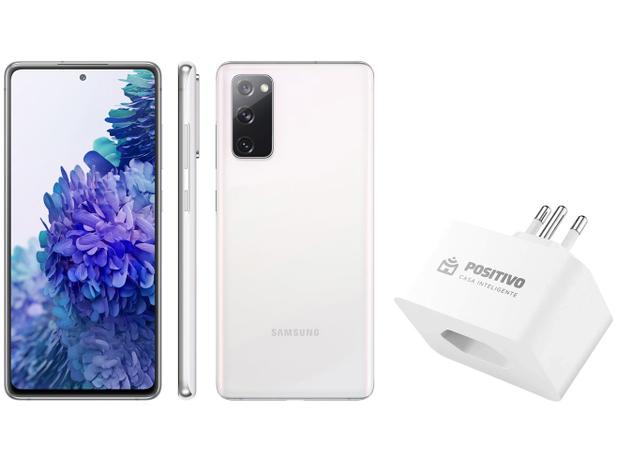 Smartphone Samsung Galaxy S20 Fe 128gb Cloud White 6gb Ram Tomada