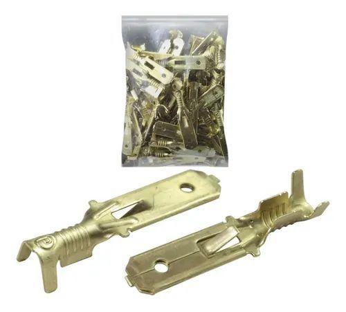 Terminal Espadão Macho Com Trava 6,3mm Pacote 100 Unidades - ETE ...