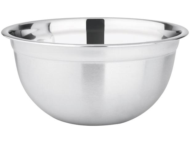 Tigela de Inox Redonda Prata Hercules - UM63-020 - Tigela - Magazine Luiza