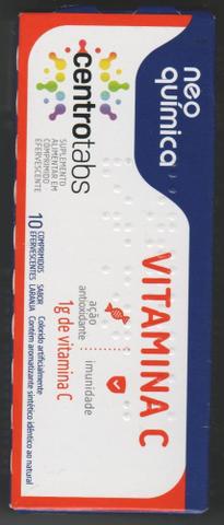 Centrotabs Vitamina C 1g 10 Cprs Efervescente - Neoquimica ...