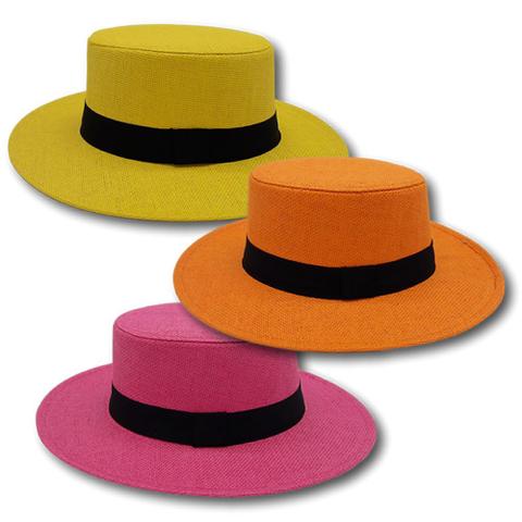 Chapéu Cartola Modelo Paris Varias Cores Aba Dura Tipo Ibiza - Empório ...