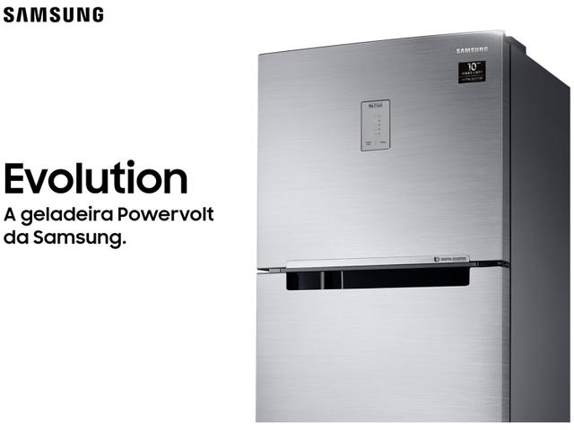 Geladeira/Refrigerador Samsung Frost Free Inverter - Duplex Inox Look ...