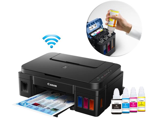 Impressora Multifuncional Canon Mega Tank G3110 - Tanque de Tinta Colorido Wi-Fi - Impressora ...