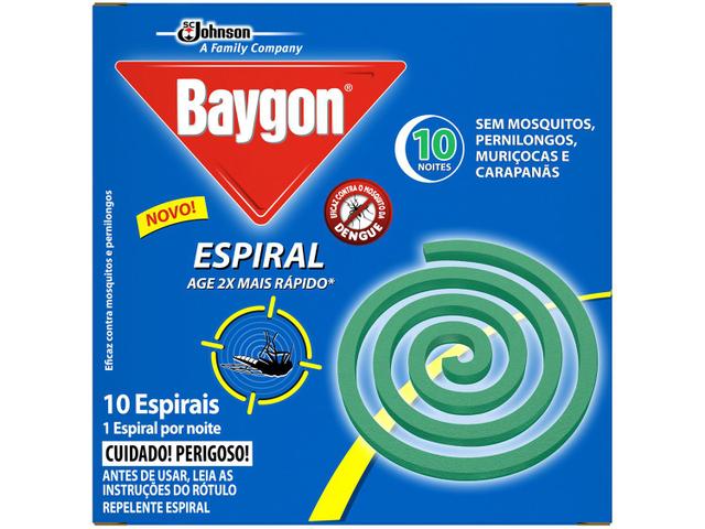Inseticida Baygon - Espiral - Inseticidas - Magazine Luiza