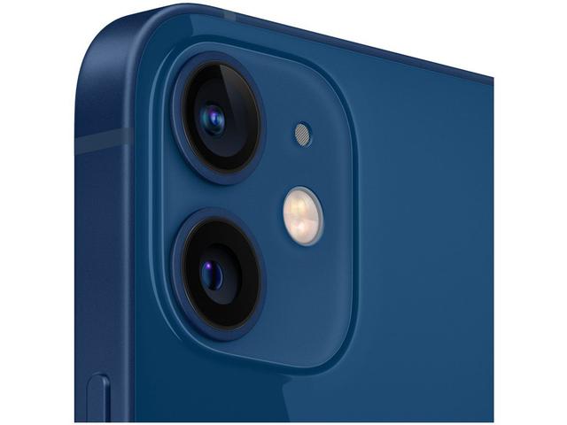 iPhone 12 Mini Apple 128GB Azul 5,4” - Câm. Dupla 12MP iOS - iPhone 12 ...