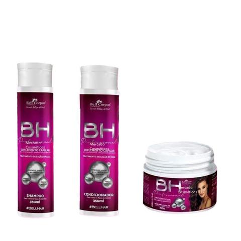 Kit Capilar Bell Hair Bell Corpus 3 Produtos - Kit de Tratamento para ...