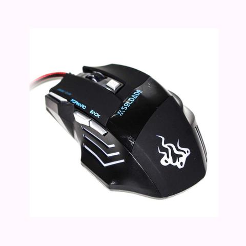 Mouse Game Óptico Soldado Gm-700 3000 Dpi - InfoKit - Mouse Gamer ...