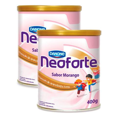 Neoforte Sabor Morango 400g Kit com duas unidades - Complemento ...