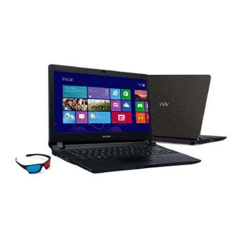 Notebook CCE Dual Core 2GB HD 500GB 14 Polegadas 3D Windows 8 U25 ...
