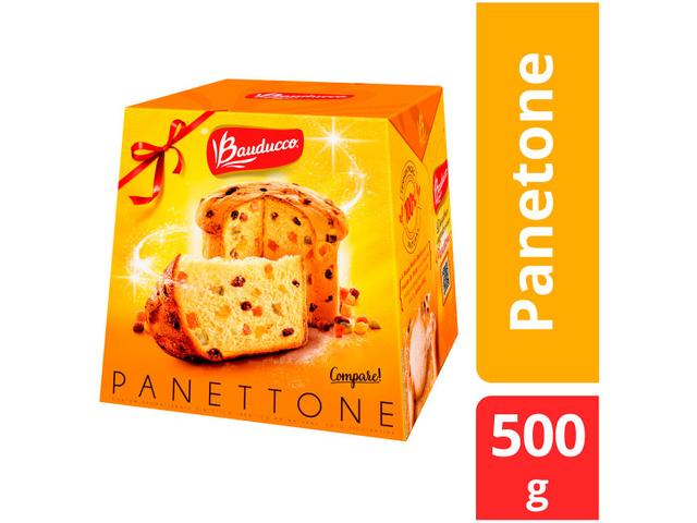 Panetone Bauducco Tradicional - 500g - Panetone - Magazine Luiza