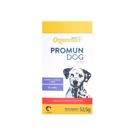 Promun Dog Tabs 30 Comprimidos - Organnact - Vitaminas e Suplementos ...