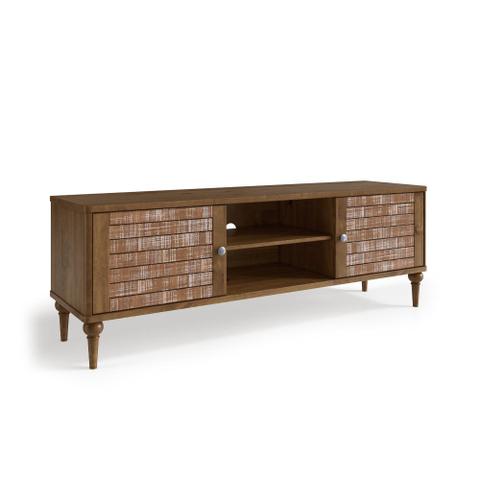 Rack Colonial 150 2 Portas Madeira Maciça Garapa - Artemobili - Rack ...