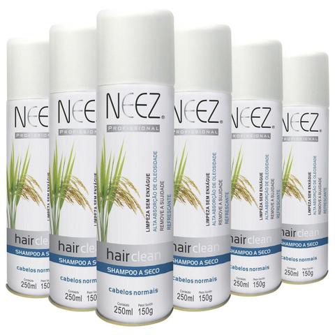 Shampoo Seco Neez Cabelos Normais 250ml 06 Unidades - Cuidados com o ...