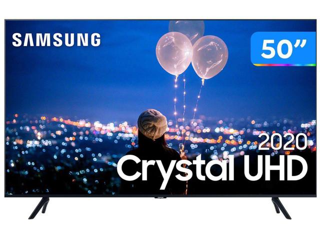 Smart TV Crystal UHD 4K LED 50” Samsung - 50TU8000 Wi-Fi Bluetooth HDR ...