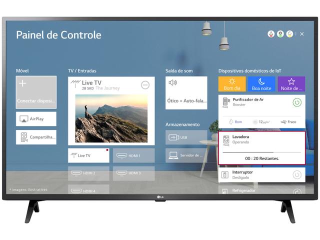 Smart TV UHD 4K LED IPS 43” LG 43UN7300PSC Wi-Fi - Bluetooth ...