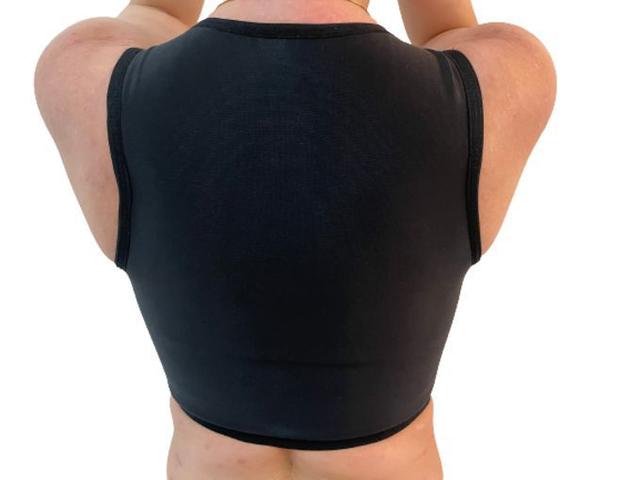 Top Modelador Pós-cirúrgico Alça Fixa Sem Bojo Levanta Seios Z03 ...