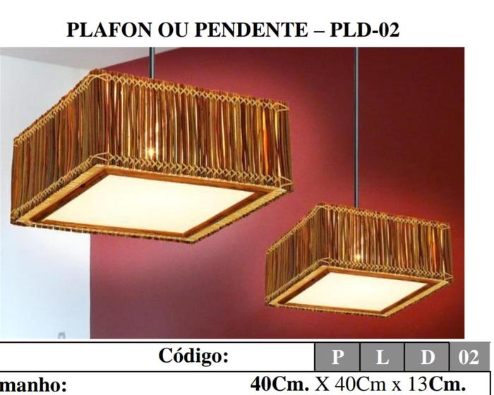 01 pendente lustre fibra natural - FLOR DA MATA - Lustre - Magazine Luiza