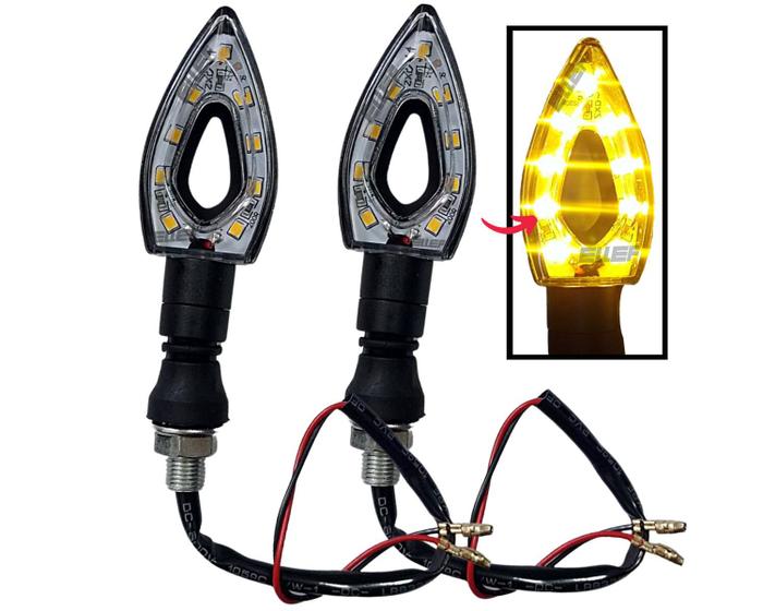 02 Pisca Cg 125 150 2004 2005 2006 2007 2008 Seta Led Honda Flecha ...