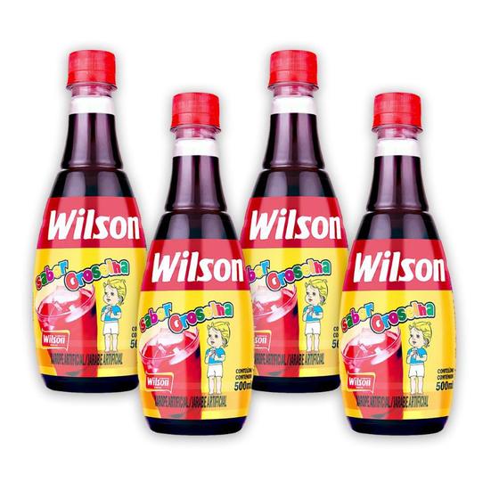 04Un Xarope Artificial Sabor De Groselha 500 Ml Para Bebidas Sobremesa ...