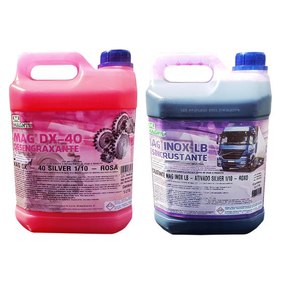 1 Desengraxante Solupan + 1 Limpa Baú Concentrado Intercap - Magnil ...