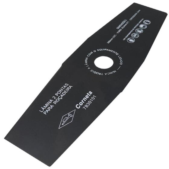 1 Faca em Hélice para Roçadeira 2 Pontas 300mm Resistente Corta Mato ...