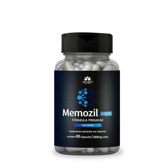 1 Memozil Original 60 Caps - Formula Avançada Para Memoria - Memorex ...