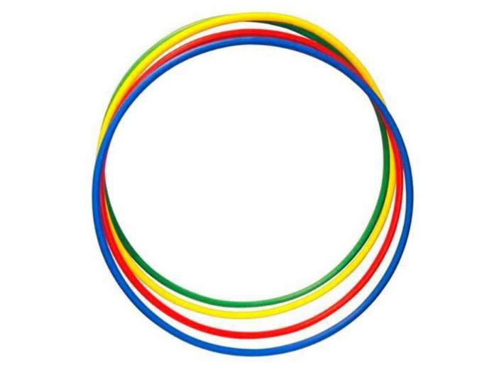 10 Bambolês Arco Infantil Reforçado 55cm Colorido Atacado - Mor ...
