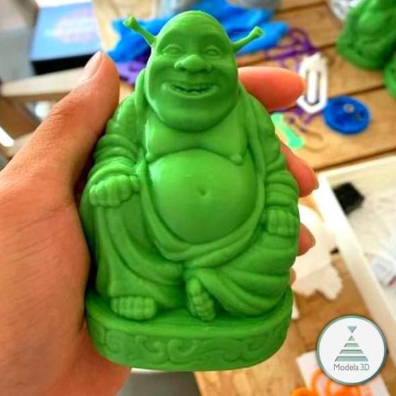 10 cm - Decoração de Mesa / Sala / Quarto - Shrek Buda - Buddha ...