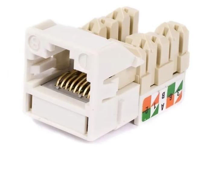 10 Conector Keystone Commscope Uniprise Cc0020883/1 Branco - Outros ...