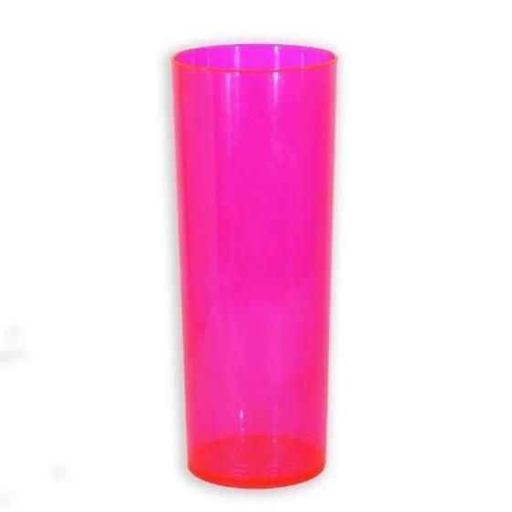 10 Copos Long Drinks Cores Sólida 350ml - plasti festas - Copos ...