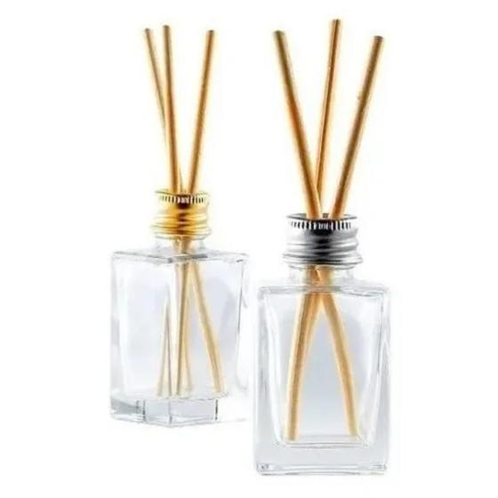 10 Frasco Difusor Aromatizador 30ml De Vidro Varetas Bimport