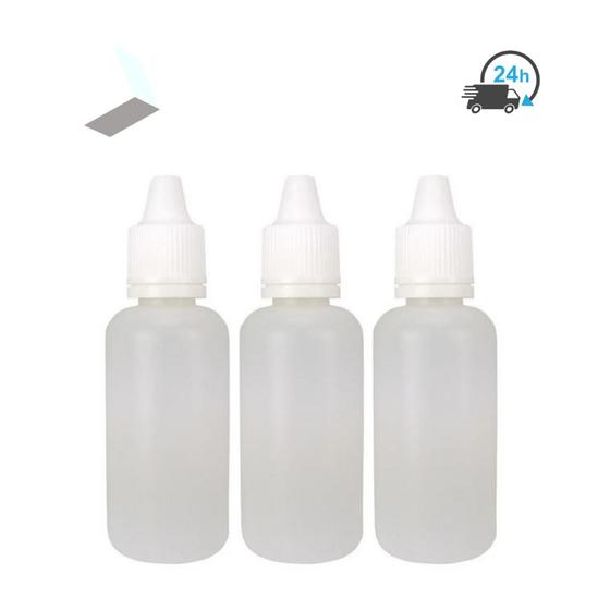 10 Frascos Conta Gotas De 30 Ml Gotejador Plástico C/ Lacre - RN - Frasco de Perfume - Magazine ...