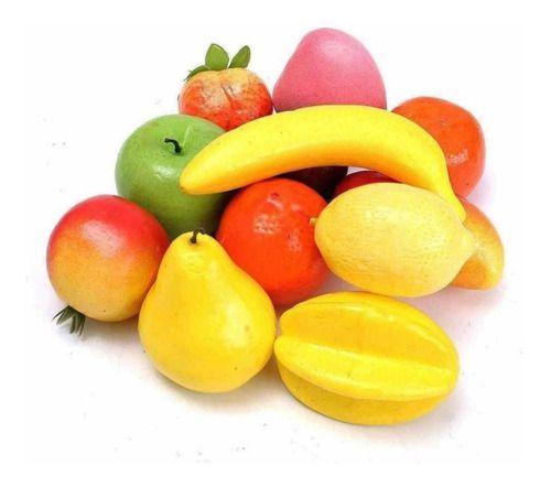 10 Frutas Artificiais Realistas Decorativas - Lidernet - Flor e Planta ...