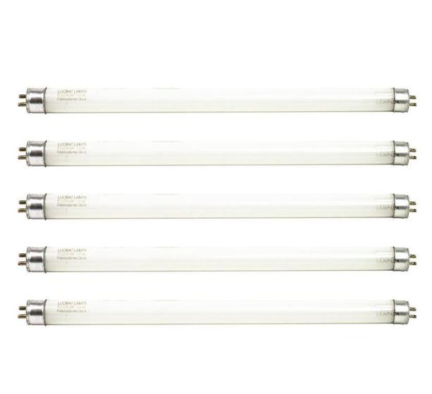 10 Lâmpada Fluores Kit Tubular 8W 30 Cm Actinica Uva T5 Azul - Lucmart ...
