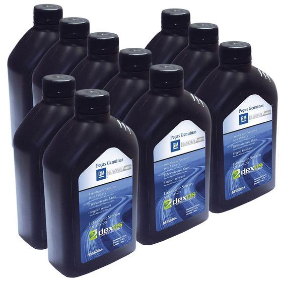 10 Litros De Oleo Motor 0w20 Sn 100 Sintetico Dexos1 Onix prisma ...
