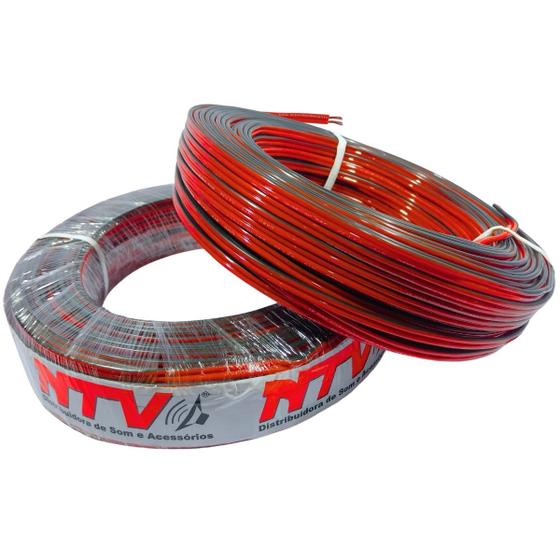 10 metros de fio bicolor cristal 2x1,50mm cabo paralelo polarizado de ...