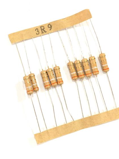 10 Resistor Filme de Carbono de Potência 3R9 1W 5% - Materiais Elétricos - Magazine Luiza
