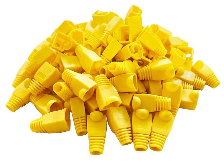 100 capas de borracha para conector rede rj45 - Hackz - Emenda para ...