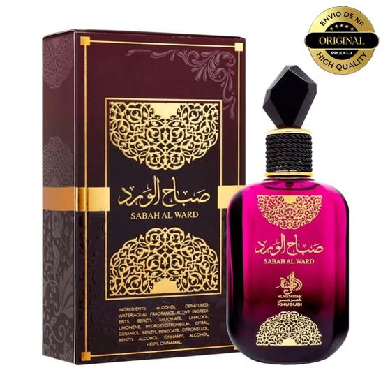 100% Original Perfume Feminino ÁRABES SABAH 100ML AL Wataniah Eau de ...