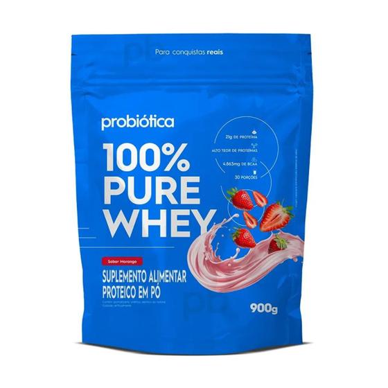 100 Pure Whey 900g Refil Probiótica - Whey Protein - Magazine Luiza