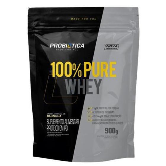 100% pure whey probiotica refil 900g - baunilha - Whey Protein - Magazine Luiza