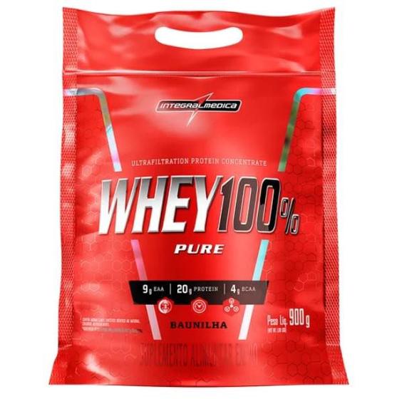 100% Pure Whey Refil (900g) - Integralmedica - Whey Protein - Magazine Luiza