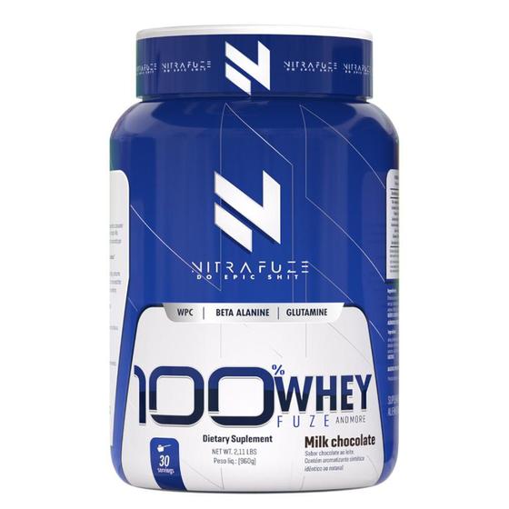 100% Whey Fuze And More 960G - Sabor Milk Chocolate - Nitra Fuze ...